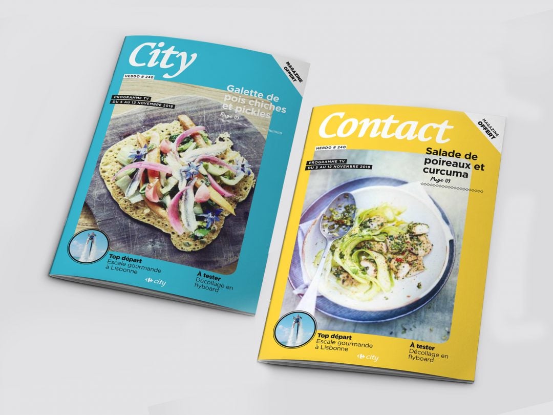 Aurélie Bert - Création du magazine City, Carrefour